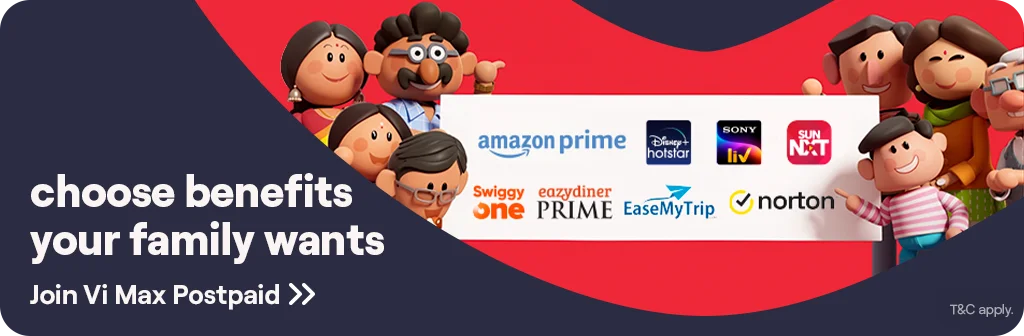 Vi (Vodafone Idea) - Vi Max Postpaid | Prepaid | Vi Games & More